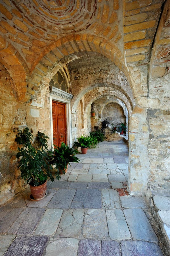 Mitropoli - Aghios Dimitrios Stock Image - Image of vacation, mistra ...