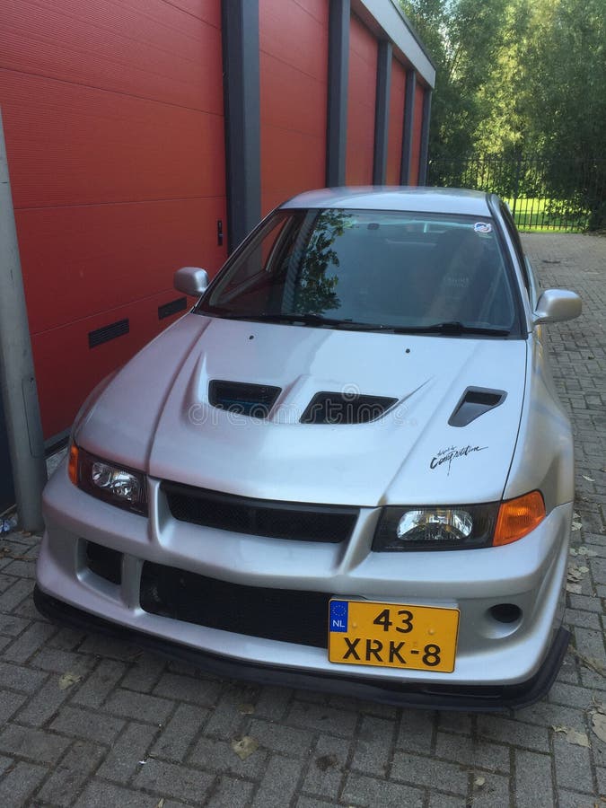 Mitsubishi evolution editorial stock photo. Image of evolution - 59429108