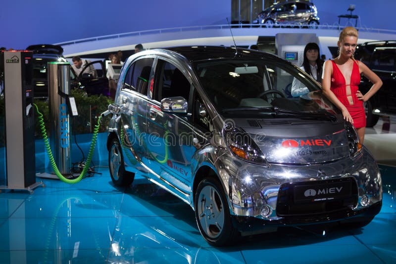 Mitsubishi i-MiEV editorial photography. Image of electric - 26867022