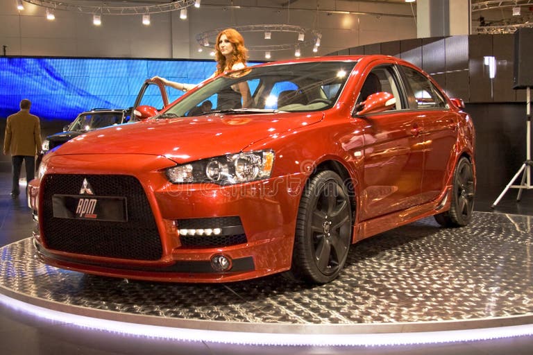 Mitsubishi Lancer Evolution RPM Editorial Stock Photo - Image of ...