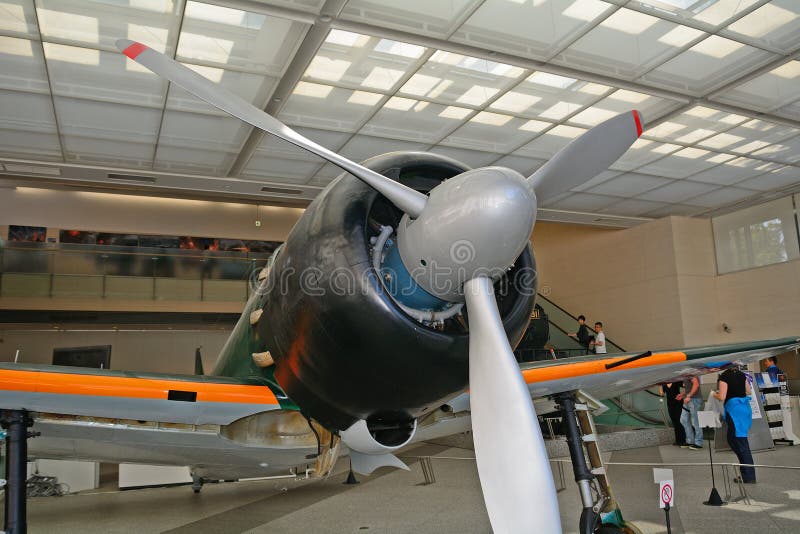 Mitsubishi Zero, Tokyo, Japan Editorial Photography - Image of ...