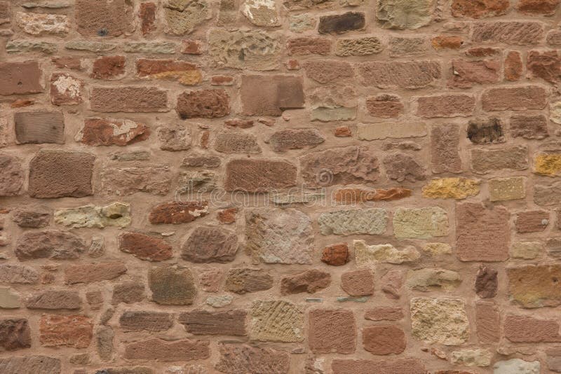 Mittelalterliche Alte Backsteinmauer Stockbild - Bild von alte ...