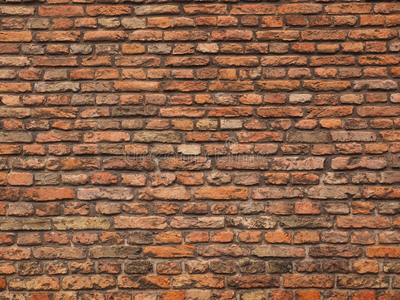 Mittelalterliche Raue Backsteinmauer Stockbild - Bild von beige ...