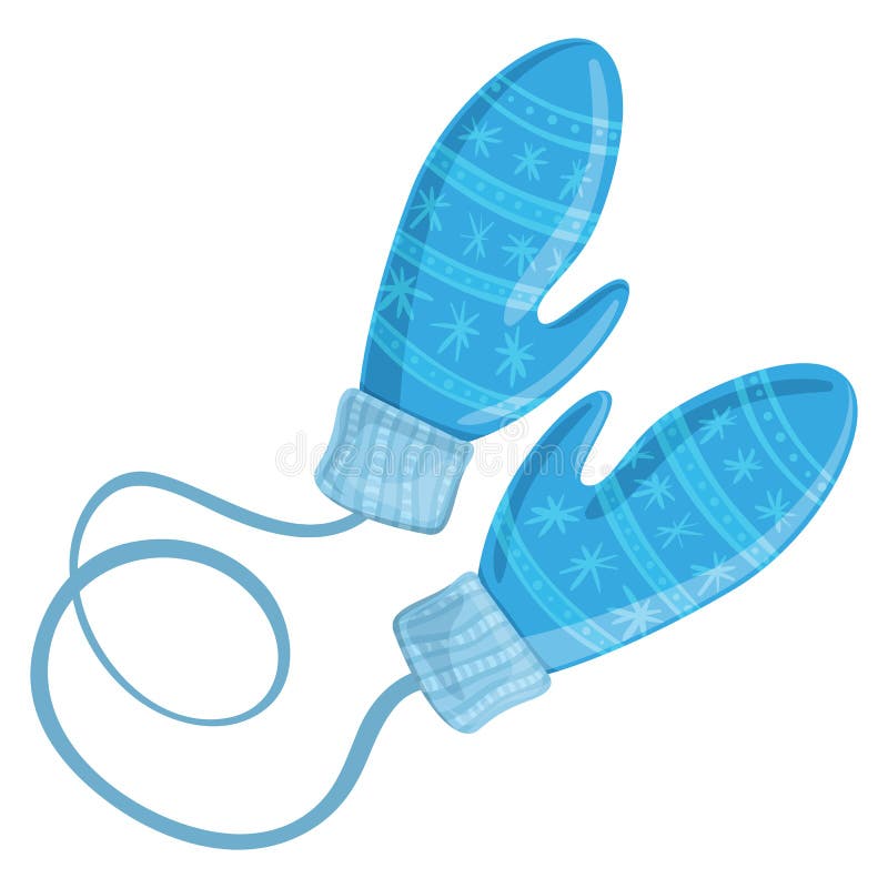 Mittens coloridos ilustração do vetor. Ilustração de vetor - 82659680