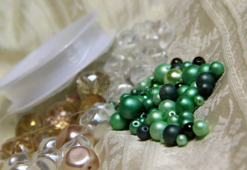 Mix of beads stock image. Image of accessory, female - 28036883