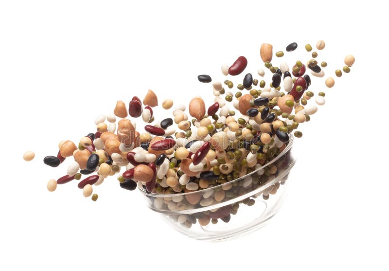 Peanut Fall, Brown Grain Peanuts Explode Abstract Cloud Fly from ...