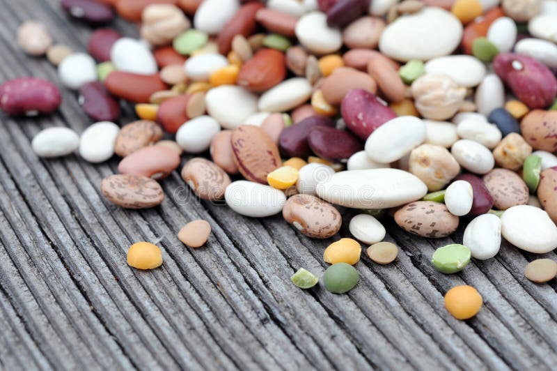 Dry beans and peas stock image. Image of bean, detail - 12514237