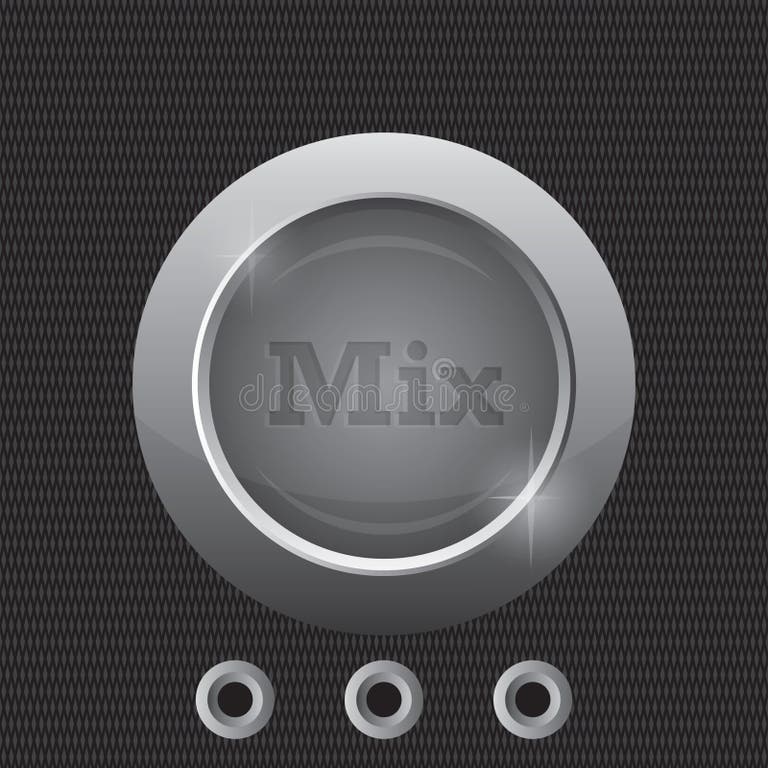 Mix Button. Vector Illustration Decorative Design Stock Vector ...