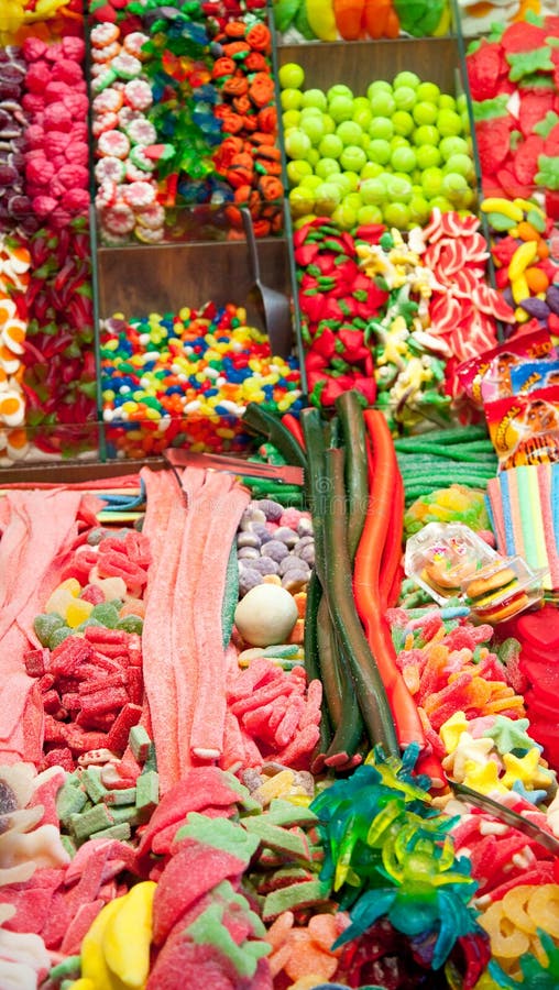 Mix of candy stock image. Image of spain, barcelona, snack - 22134851