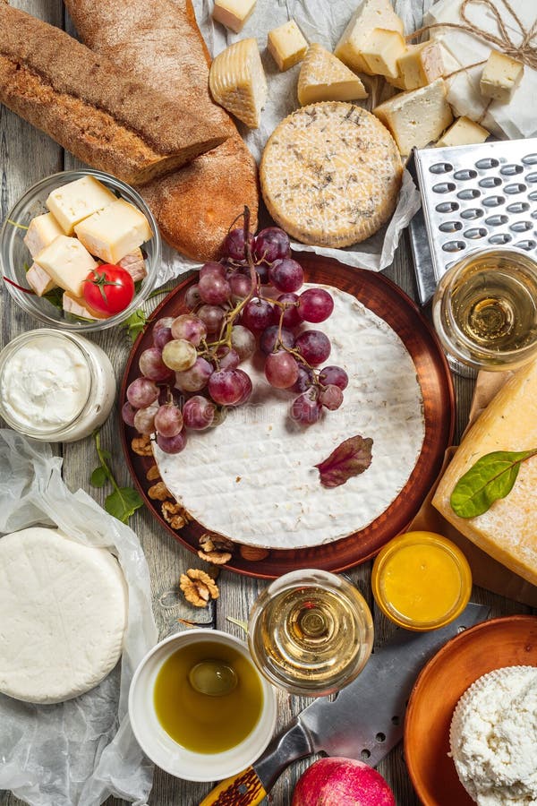 Mix cheese on the table stock image. Image of delicatessen - 324493101