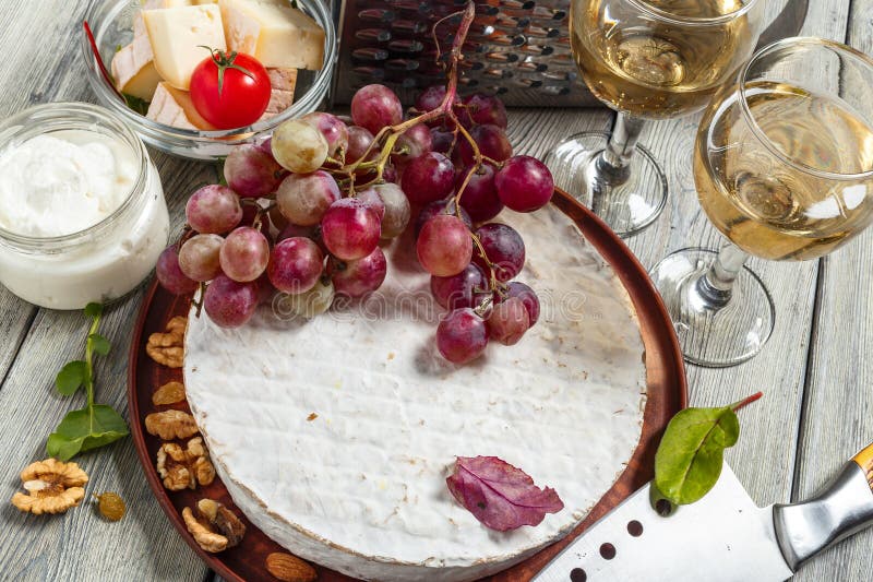 Mix cheese on the table stock photo. Image of dinner - 324493318