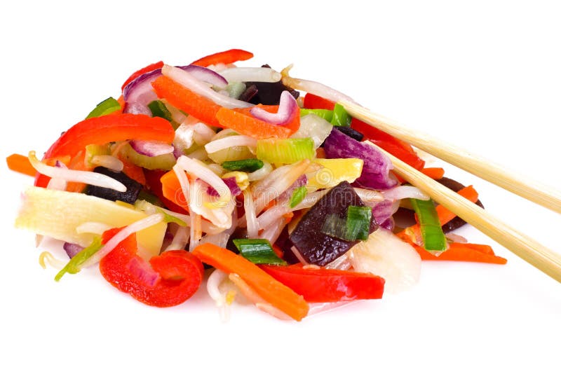 A Mix of Chinese Vegetables Stock Image - Image of lunch, meat: 70263957