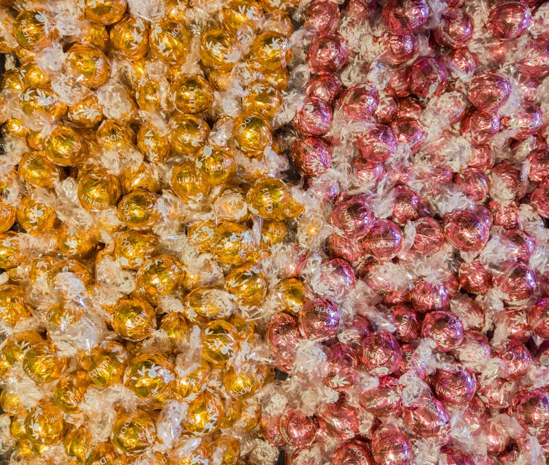 Mix of Chocolate Candies Lindt Lindor Editorial Photo - Image of ...