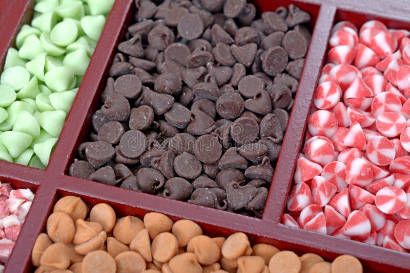 Mix chocolate chips stock image. Image of market, ingredient - 148916035