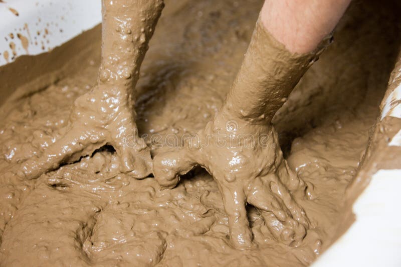 Mix the clay stock photo. Image of beautiful, merging - 54161382