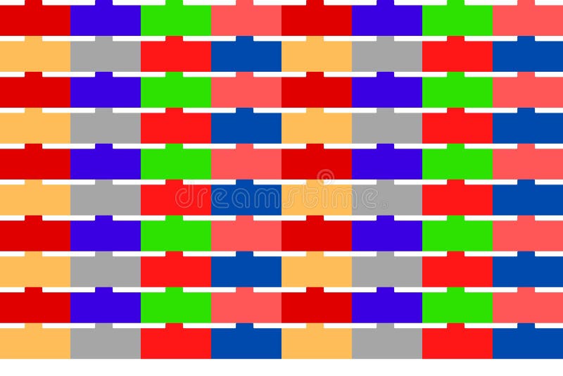 Mix Color Blocks Abstract or Illustration Stock Illustration ...