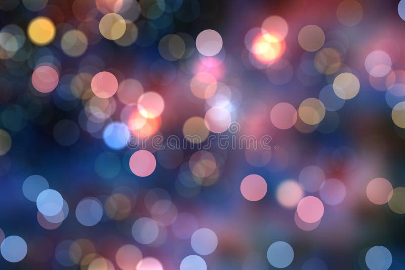 Mix Color Bokeh Light Background Stock Illustration - Illustration of ...