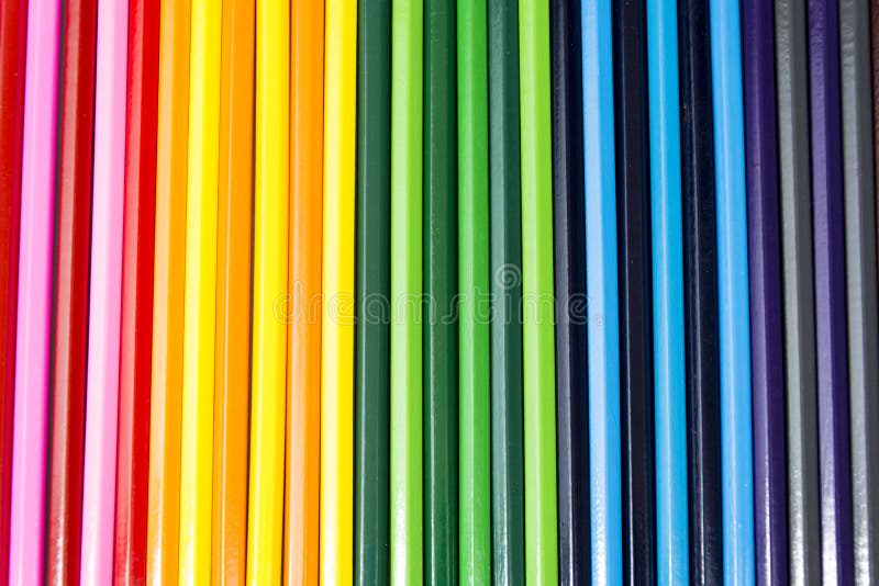 Mix of colored pencils stock photo. Image of purple, pencil - 56911012