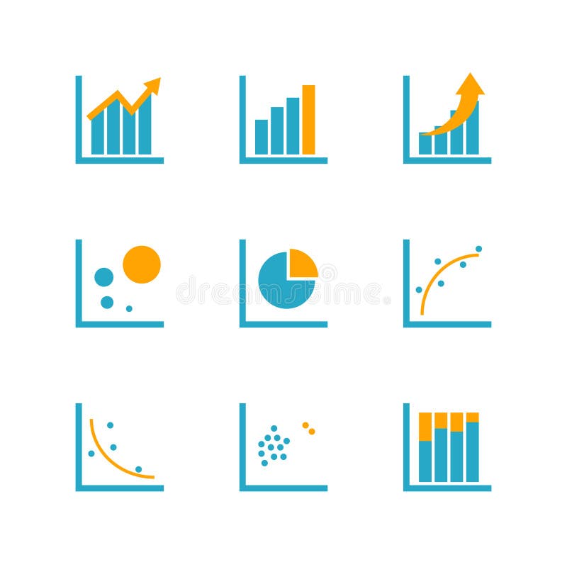 Mix Concept Graph Chart and Data Analytics Icon for Infographic ...