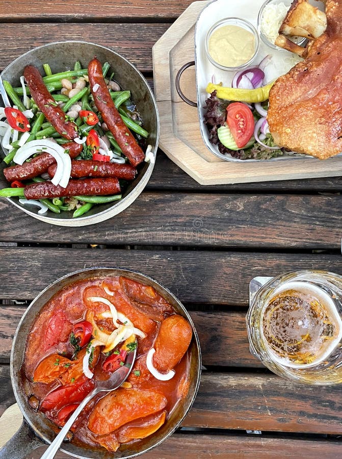 Mix of Czech Traditional Food Stock Image - Image of deli, authentical ...
