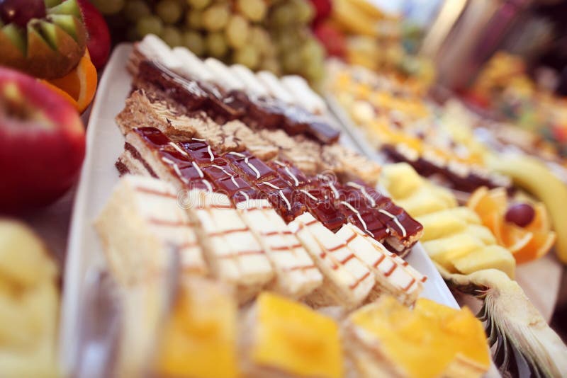 Mix of Delicious Small Cakes Stock Image - Image of diversity, food ...