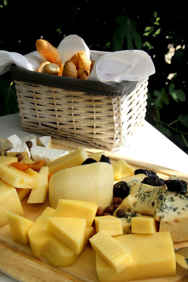 Mix of Different Cheese on the Table Stock Photo - Image of food ...