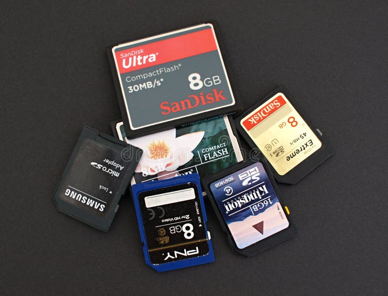 Mixed Memory cards editorial photo. Image of light, mixed - 229914916