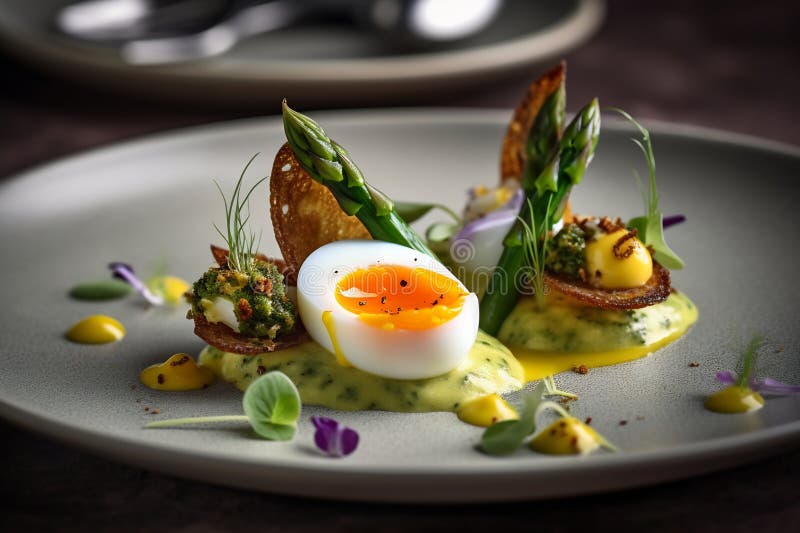 Mix of Different Snacks and Appetizers on a Plate Stock Illustration ...