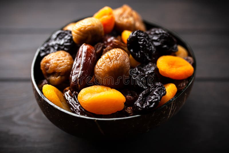 A mix of dried fruit stock image. Image of mixed, fruit - 116647349