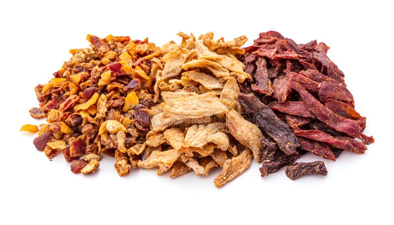 Mix of Dried Meat Jerky . from Chicken , Beef and Pork Stock Photo ...