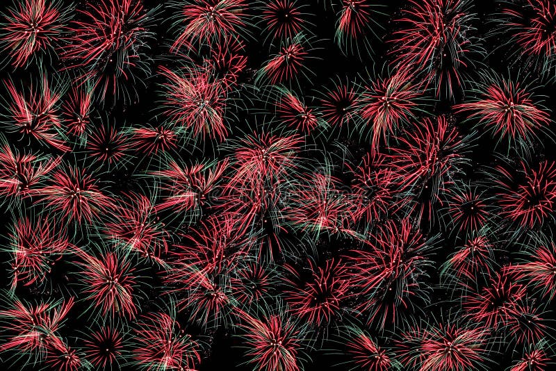 Mix Fireworks or Firecracker. Stock Image - Image of multiple ...