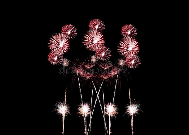 Mix Fireworks or Firecracker. Stock Photo - Image of festivities ...