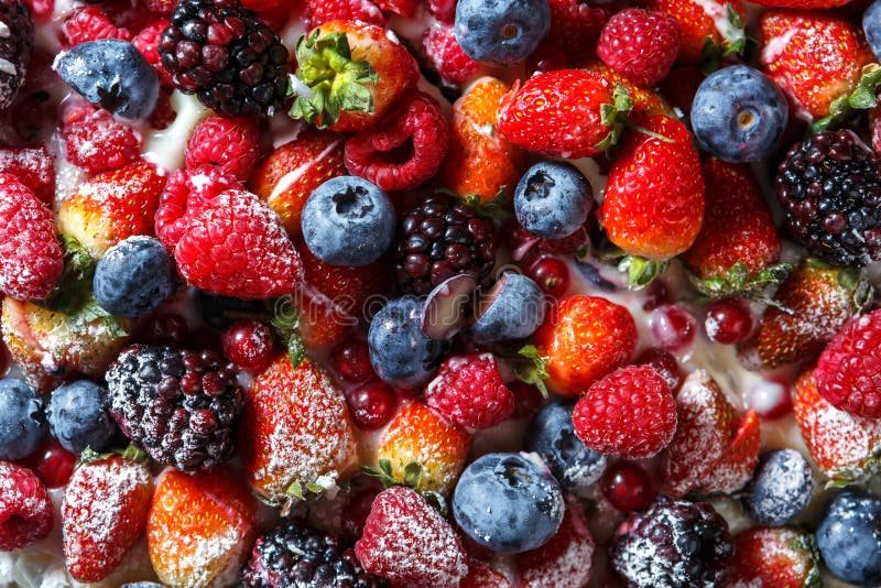 Mix of fresh berries stock photo. Image of organic, forest - 161281758