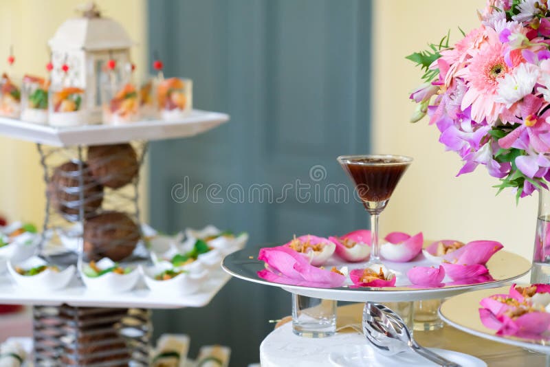 Mix Fried Rice Contained in Lotus Flower Stock Image - Image of sugar ...