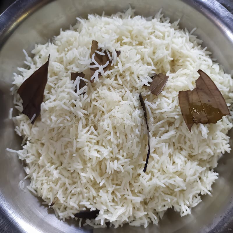 Mix Fried Rice Hd Top View, Boiled Rice Stock Image - Image of meat ...