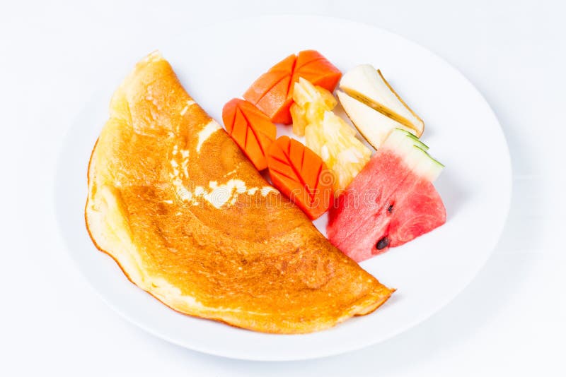 Mix fruit Crepe stock photo. Image of fresh, crepes, calorie - 32221002
