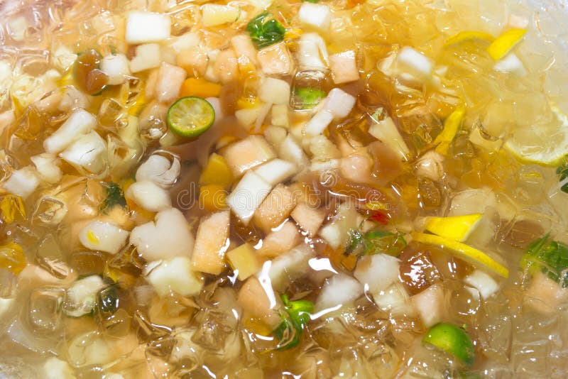 Mix Fruit Dessert stock image. Image of drink, fruit - 33663045