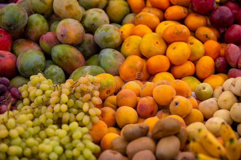 Mix of fruits in Peru stock image. Image of fruit, fruits - 270927435