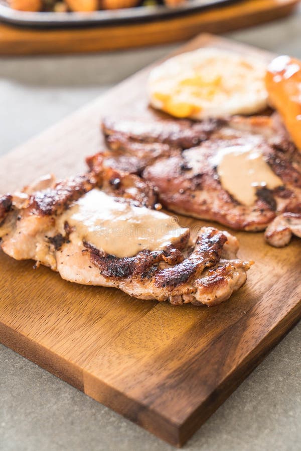 Mix grilled steak stock photo. Image of cooked, isolated - 97777326