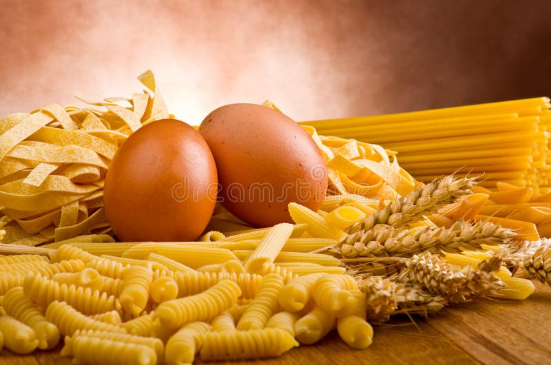 Mix group of italian pasta stock photo. Image of tagliatelle - 25363656