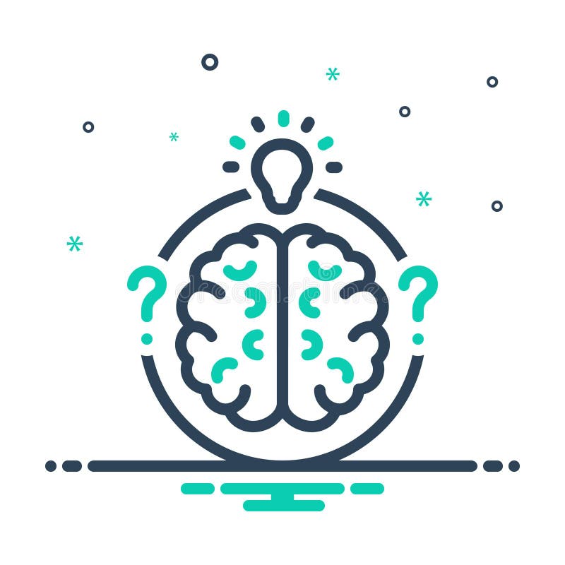 Mix Icon for Brainstorming, Concept and Power Stock Vector ...