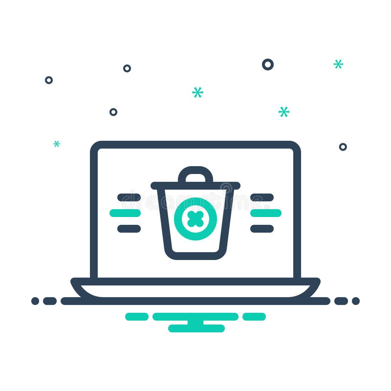 Mix Icon for Delete, Remove and File Stock Vector - Illustration of ... Mix Icon for Delete, Remove and File Stock Vector - Illustration of ...