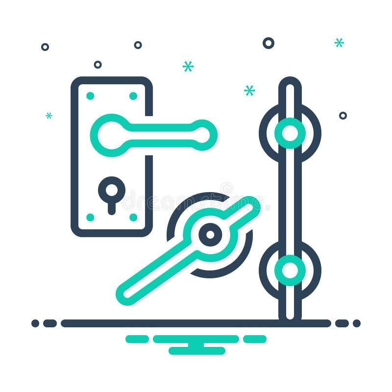 Mix Icon for Handles, Maintain and Control Stock Vector - Illustration ...