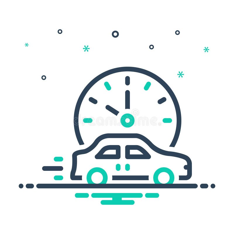 Mix Icon for Late, Delayed and Delay Stock Vector - Illustration of ...