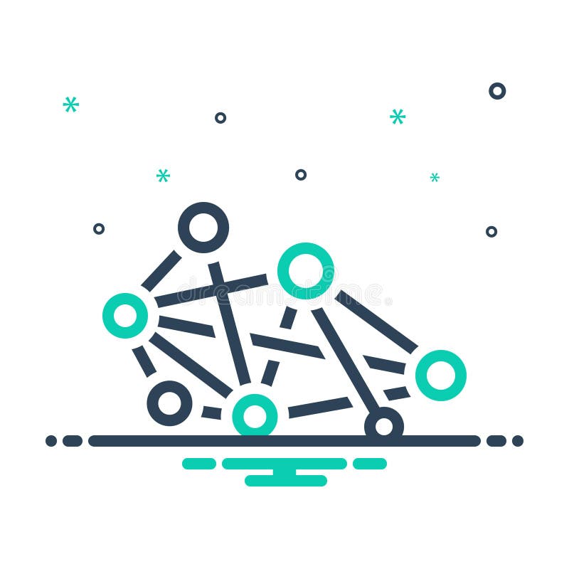 Mix Icon for Network, Mess and Networking Stock Vector - Illustration ...
