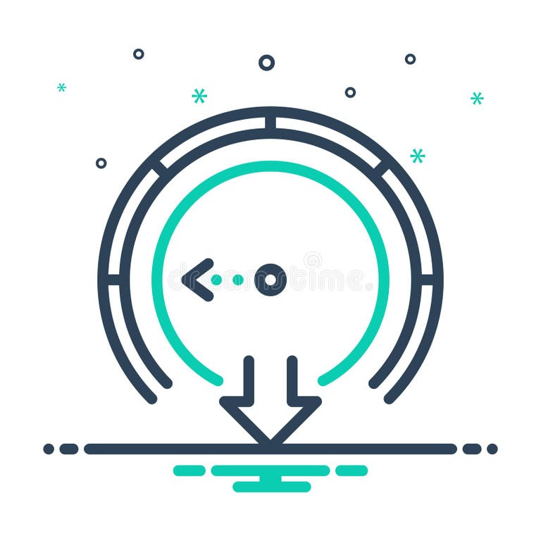 Mix Icon for Slow, Level and Gauge Stock Vector - Illustration of ...