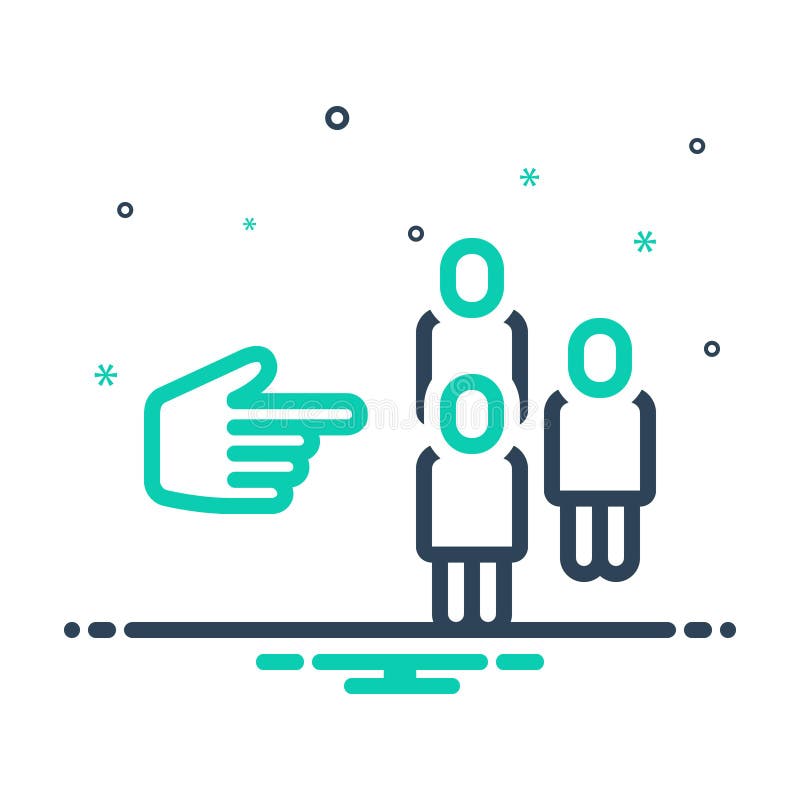 Mix Icon for Them, Indicate and these Stock Vector - Illustration of ...