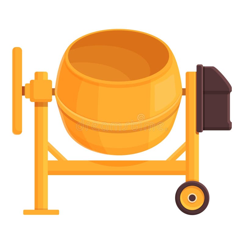 Mix Machine Icon Cartoon Vector. Cement Mixer Stock Vector ...
