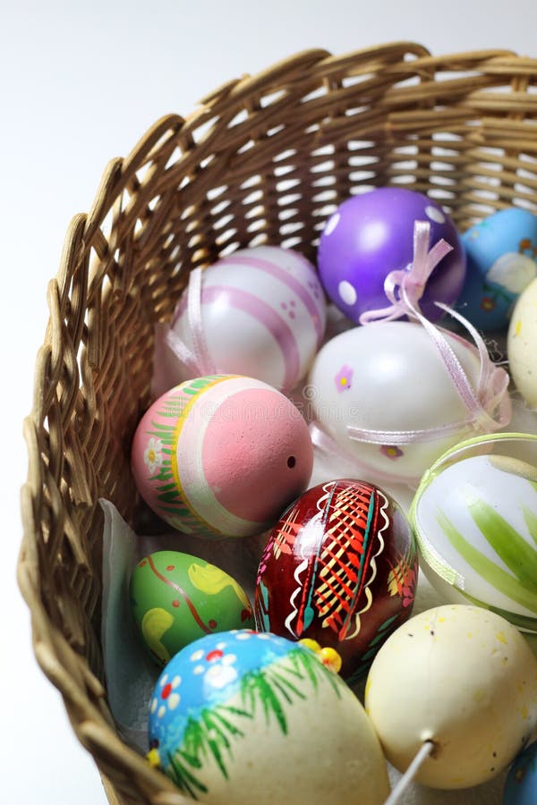 Mix of Multicolored Vivid Easer Eggs Stock Photo - Image of colours ...