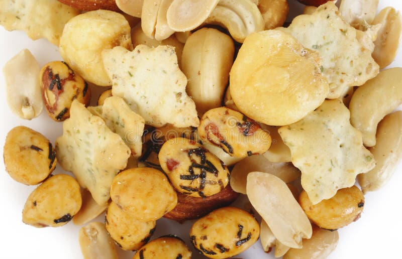 Mix nut and corn frame stock photo. Image of baked, peanut - 44790870